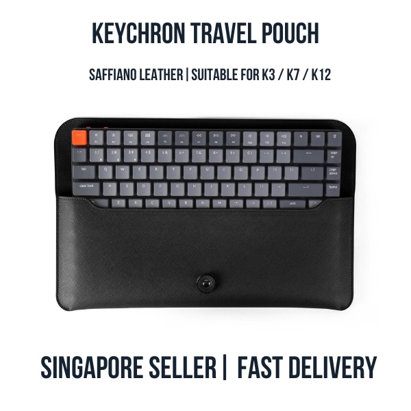Keychron Travel Pouch for Keychron K1/ K3 / K5 / K7 / K9 / K12 / K13 Low Profile Mechanical ...