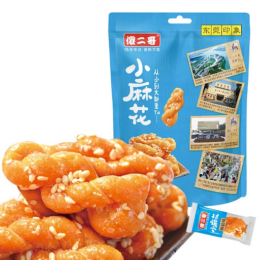 Sha Er Ge Dough Twist Salt & Pepper 傻二哥小麻花 椒盐味 105g [China] | Shopee ...