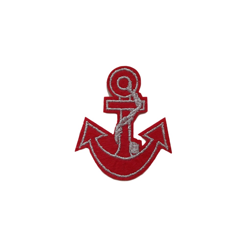 Anchor Iron On Embroidery Patch Party Favor Anchor Cartoon Emblem ...
