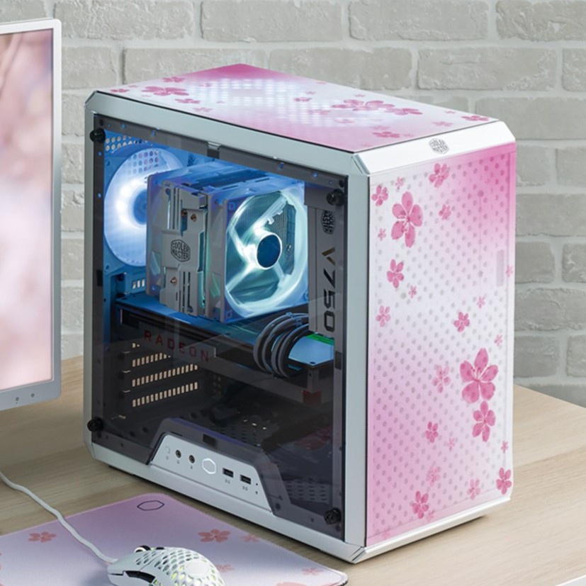 Cooler MASTER MASTERBOX Q500L SAKURA MID TOWER PC CASE CASING GAMING ...