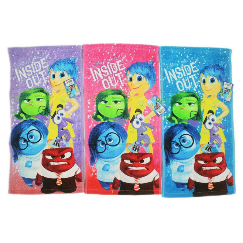 Disney Movies Inside Out 100% Cotton Hand Face Towel (27x54 cm ...