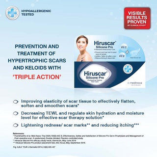[Hiruscar Official] Hiruscar Silicone Pro 10g | Scar Care for Scars and ...
