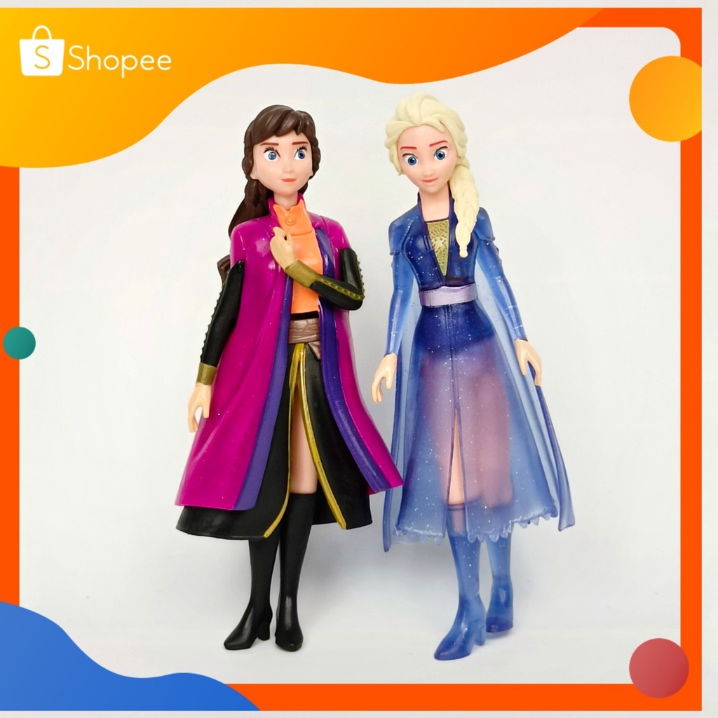 frozen Model Figure Elsa Anna Doll Set 2 Great Value!! | Shopee Singapore