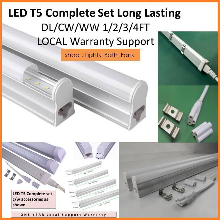 LED T5 Complete Set Long Lasting | Shopee Singapore