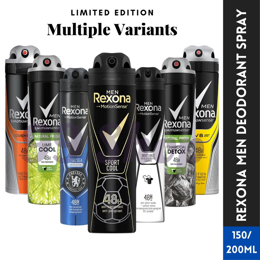 Rexona Men For Him Deodorant Spray Motion Sense | Invisible | AB ...