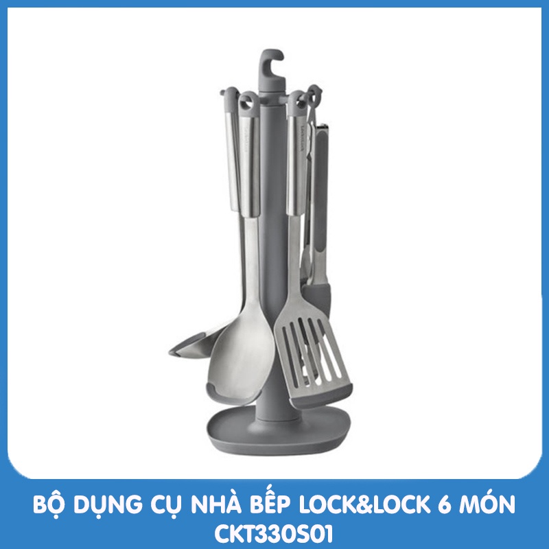 LOCK & LOCK Good Care 6P Lock kitchen utensil set&Lock CKT330S01 ...
