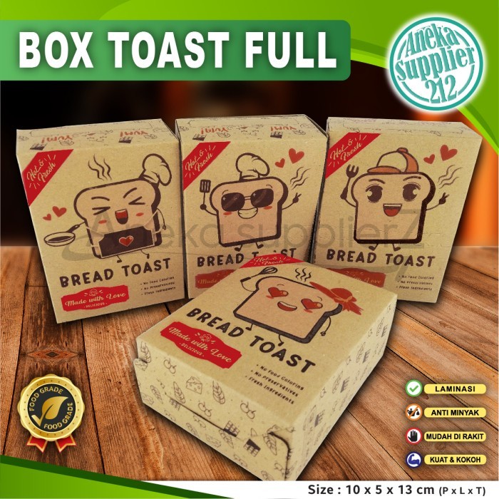 Toast Box - TOAST Box - FULL - Mr-Mrs TOAST ed - CHOCOLATE KRAFT (50 ...