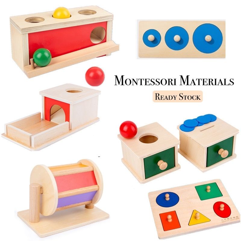 [SG Ready Stock] Montessori Materials | Object Permanence Box (Coin and ...