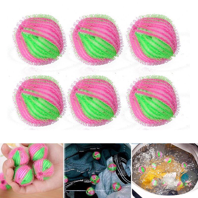6pcs Magic Hair Removal Laundry Ball Clothes Personal Care Hair Ball ...