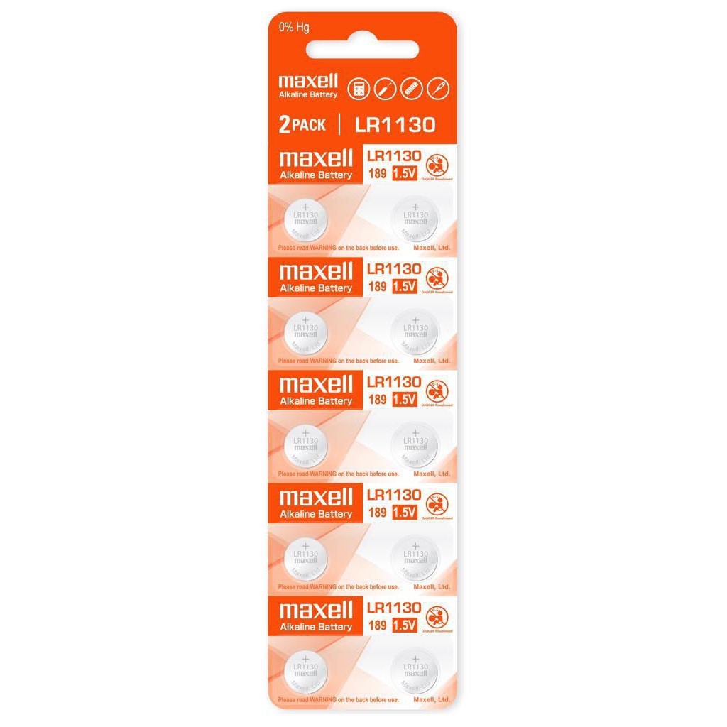 Maxell [LR1130] Micro Alkaline Battery (10pcs per pack) | Shopee Singapore