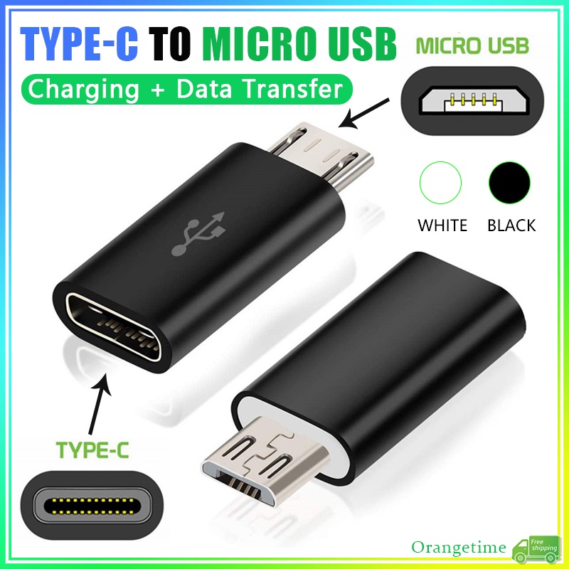 【Fast Delivery】1Pc OTG Type C To Micro USB Adapter OTG Connector ...