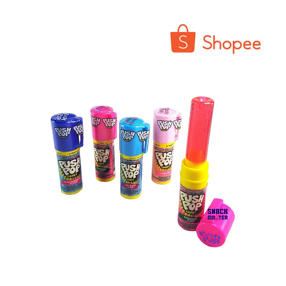 Package Contents 4 Push Pop Candy Stick - Net 4 x 14 gr | Shopee Singapore