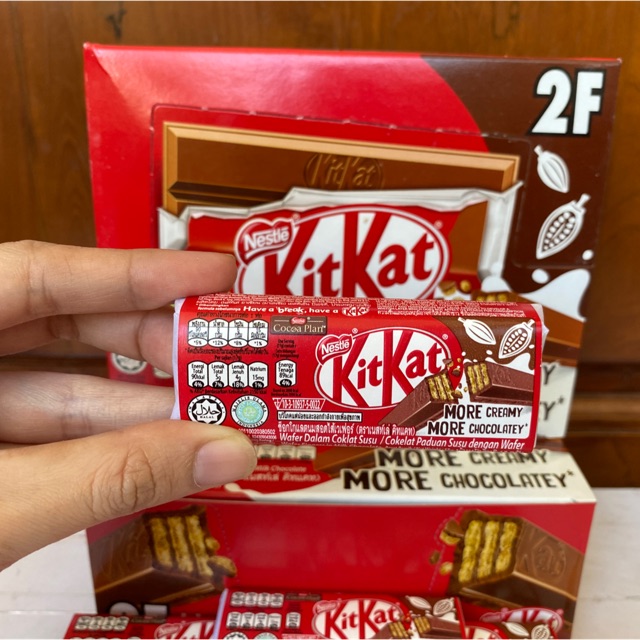 Chocolate KIT KAT 2F 17gr/KIT KAT Small/KITKAT/KITKAT ORIGINAL NESTLE ...