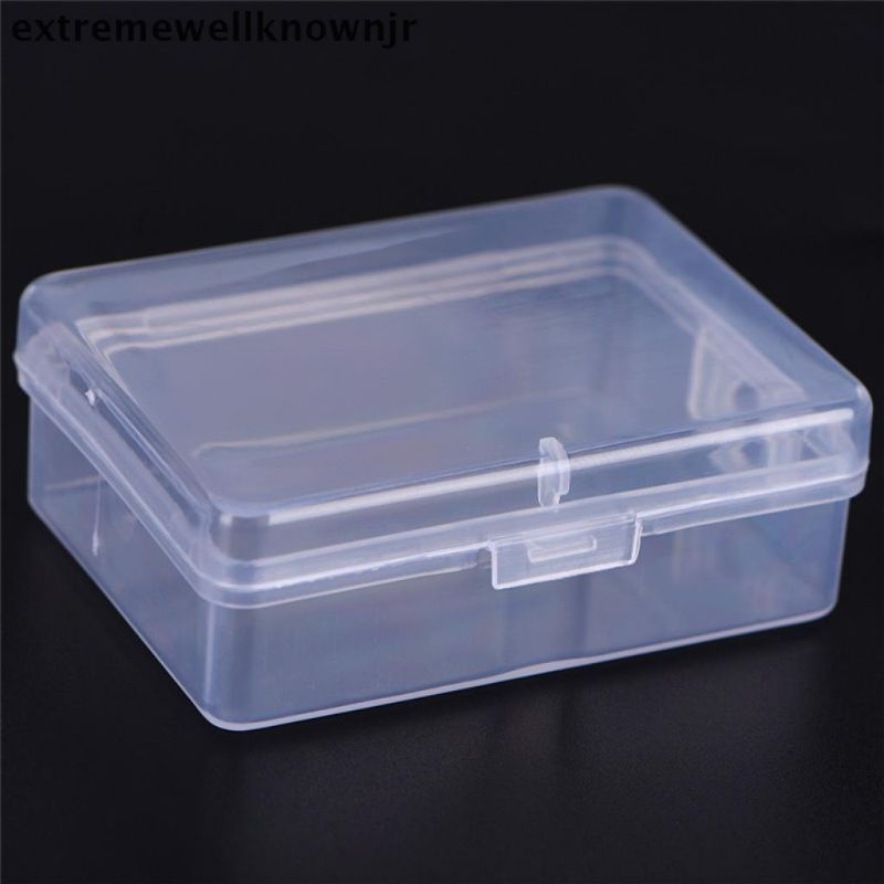 (Free Mailing) Transparent Plastic Storage Box Clear Square ...