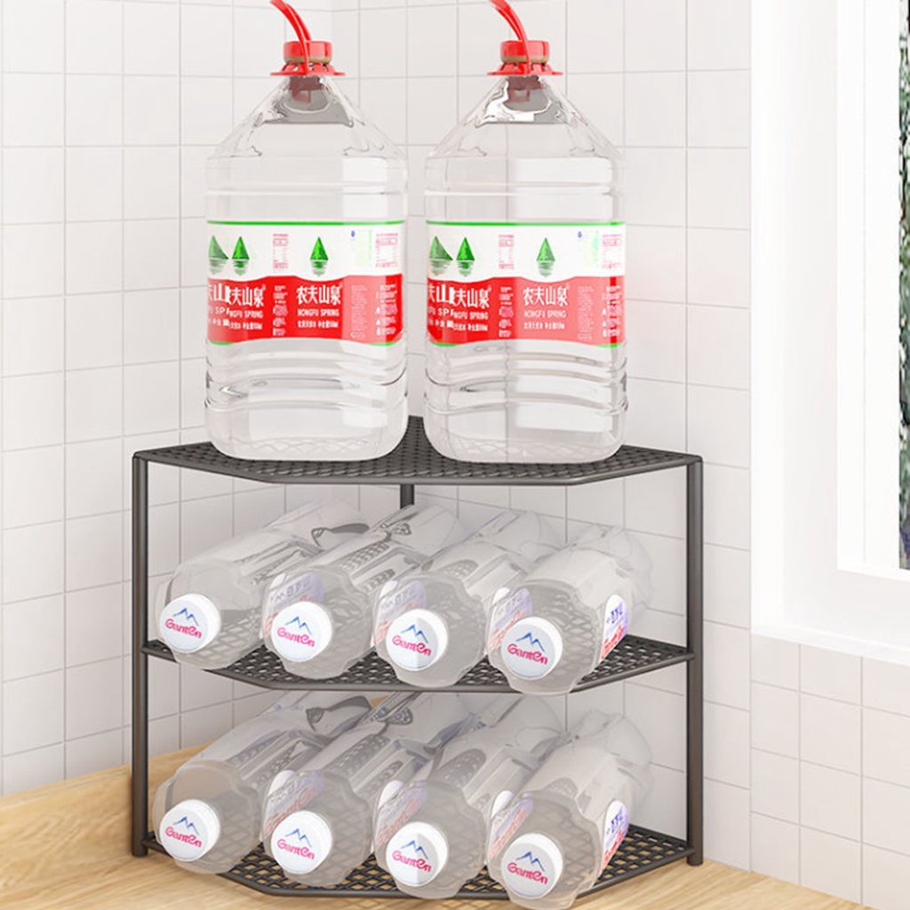 Kitchen Corner Shelf Rack, Free Standing Pot Rack for Organizer ...