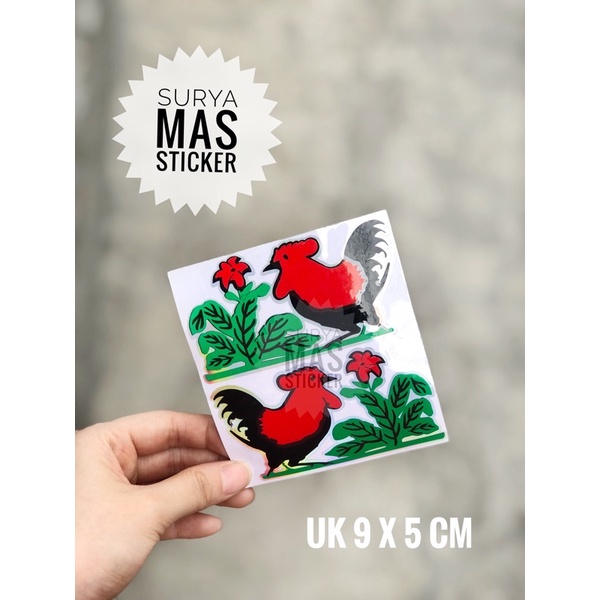 Bang jago sticker, hologram rooster helmet sticker | Shopee Singapore