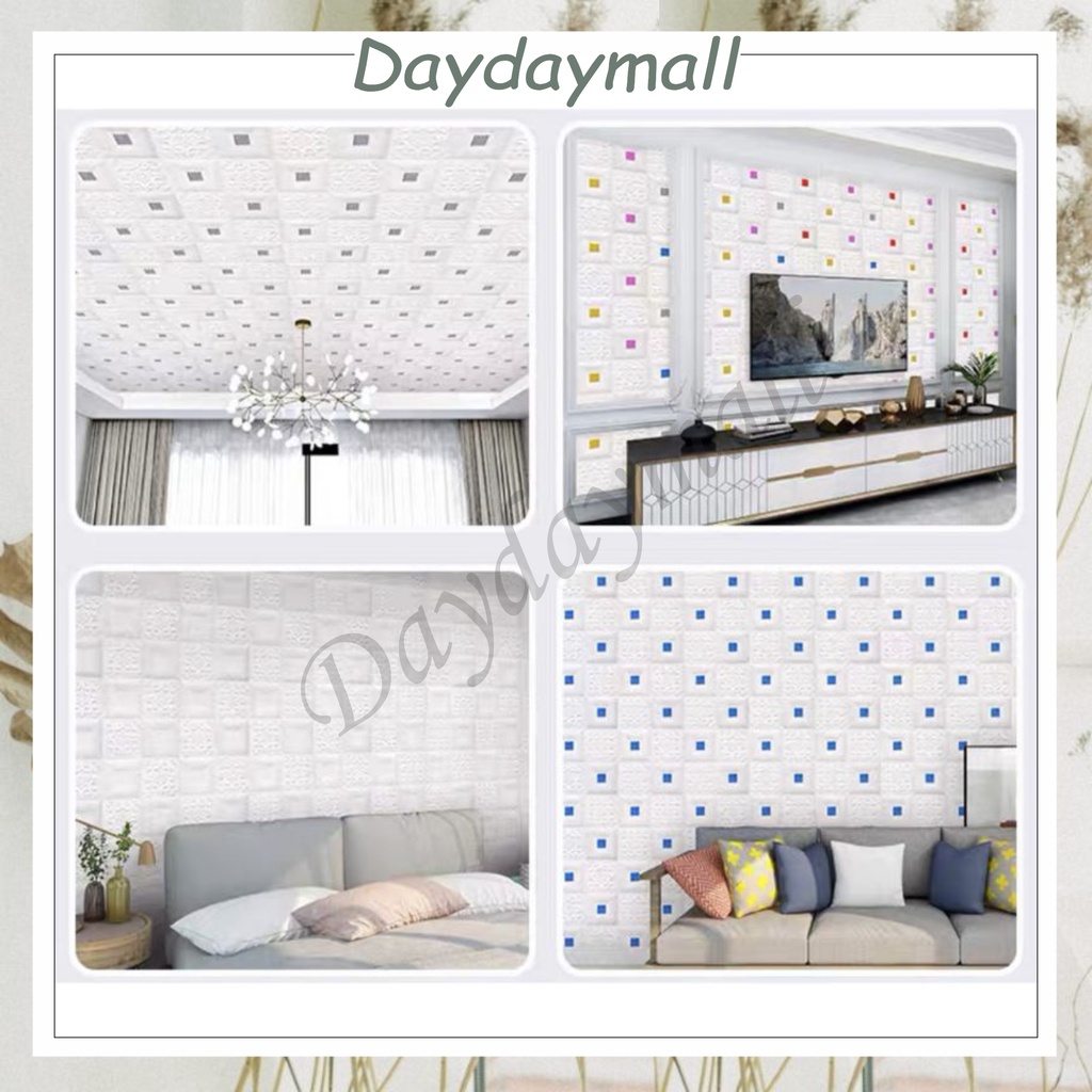Luxury Batik 3D Foam Wallpaper / PVC Wall Sticker DD516 / 519 (1KG ...