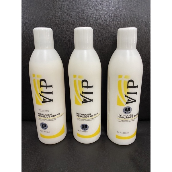 VIP Hydrogen 6% 20VOL / 9% 30VOL / 12% 40VOL Peroxide Cream 1000ml ...