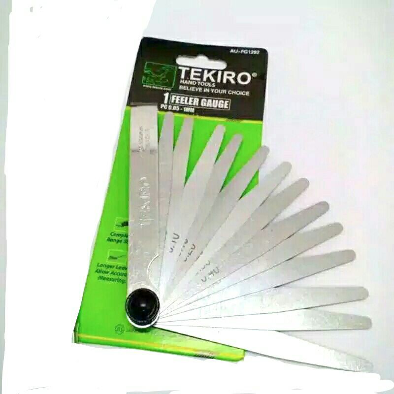 Tekiro Feeler Gauge 13 Blades 0,05 - 1,00mm Quality Fuller Valve Set | Shopee Singapore