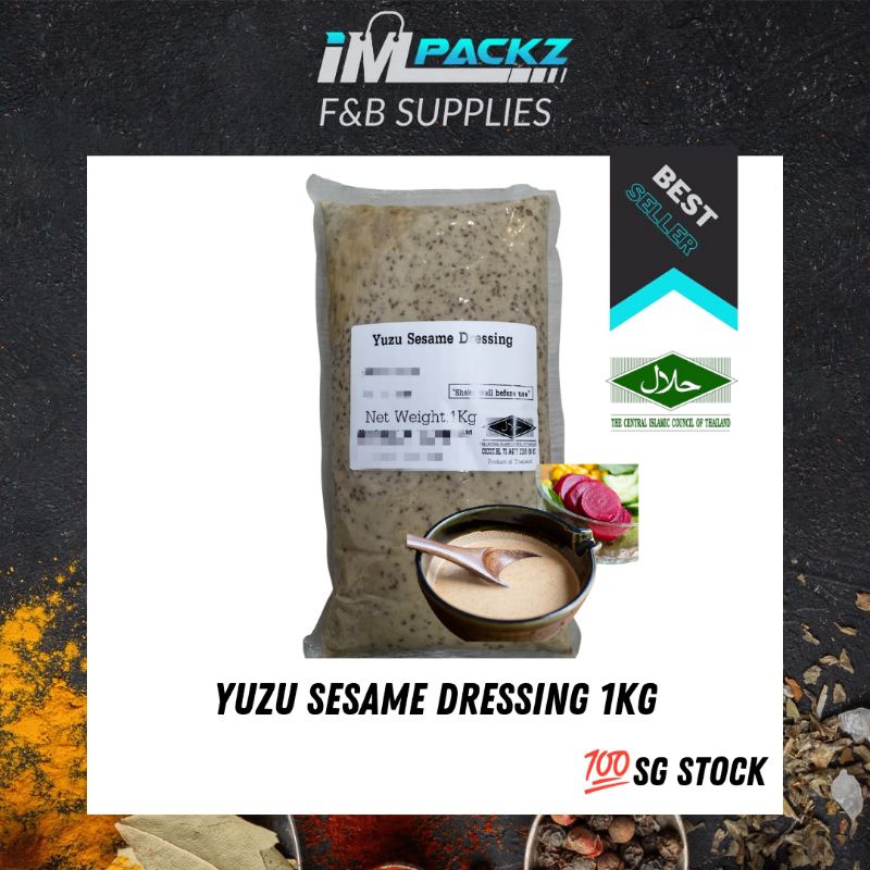 YUZU ROASTED SESAME DRESSING (HALAL) 1KG | Shopee Singapore