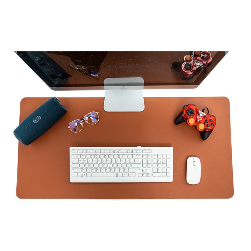 SG Waterproof Leather Desk Mouse Pad - Large Desktop Table Mat Laptop ...