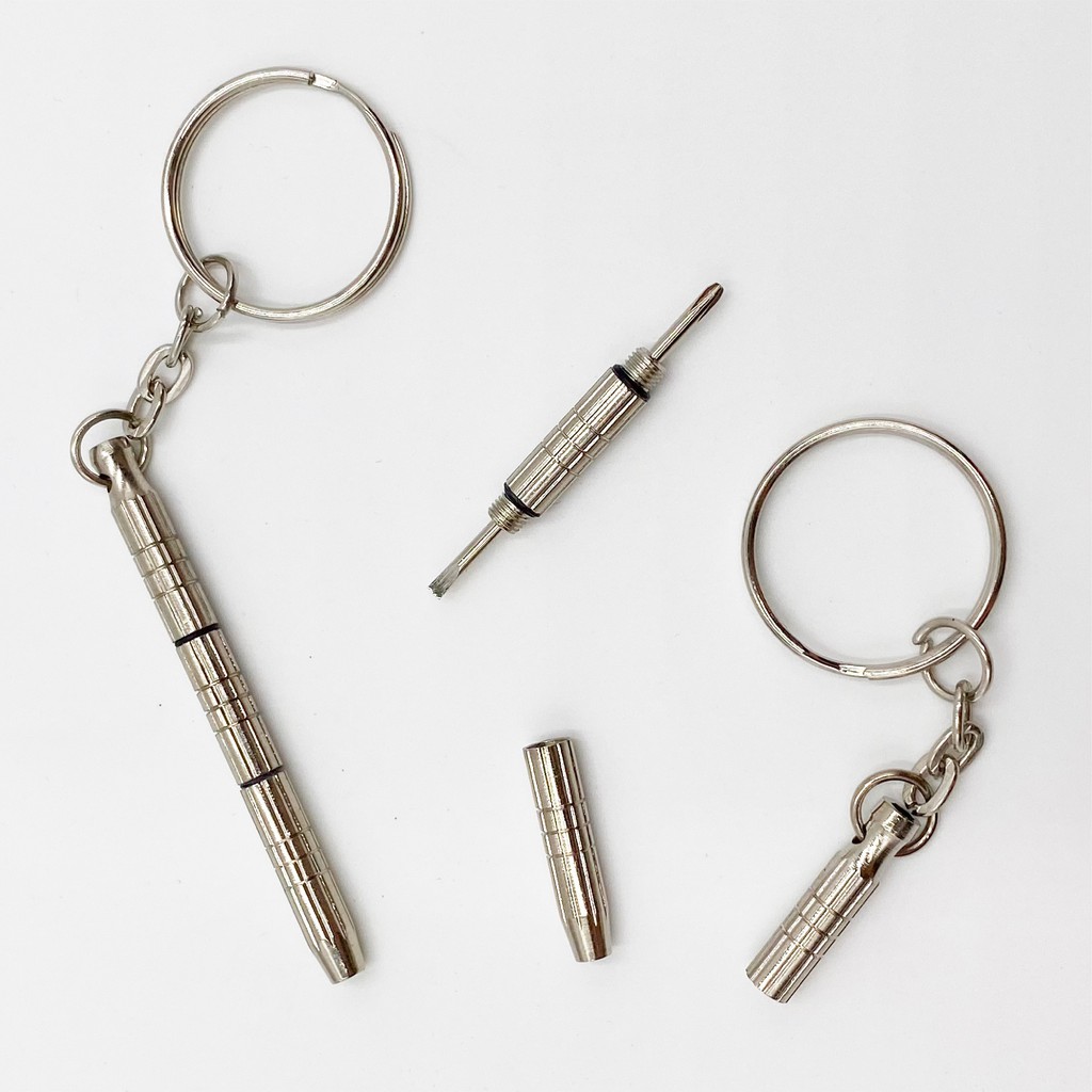 Screw driver Keychain 4 In 1 For Glasses Watch Repair With Carrier ...