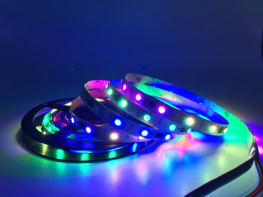 1-5M WS2811 60leds/M RGB Led Strip Ribbon Flexible Addressable For Home ...