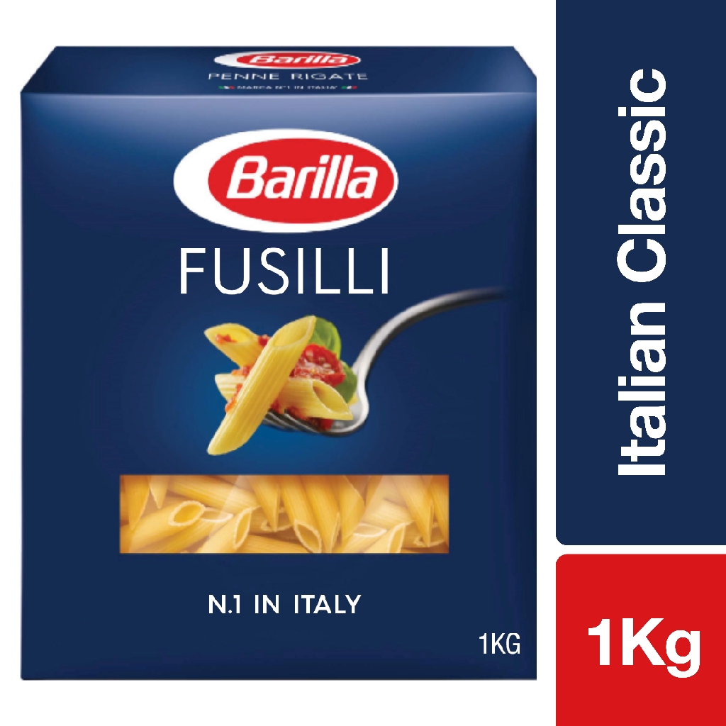 Barilla Pasta Fusilli,1kg - Dawood [Italy] (Halal) | Shopee Singapore