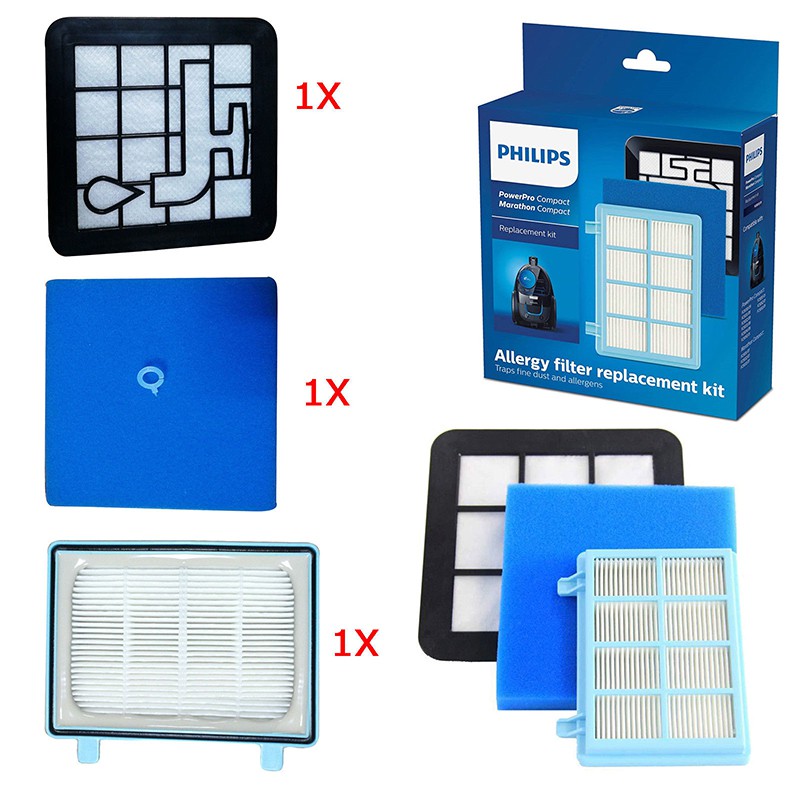 3PCS Replacement Filter for Philips FC9331 / FC9332 / FC8010 / 01 ...