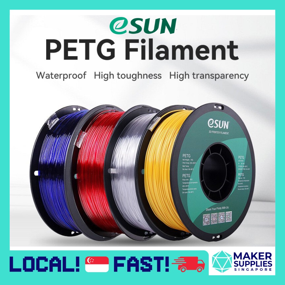 eSun PETG 1.75mm 1KG 3D Printer Filament Printing Material FDM ...