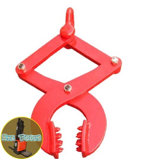 Red 1T 2T 3T Curved Heads Pallet Hook Puller Pallet Clamp Hoist Claw ...