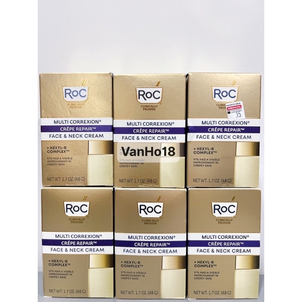 RoC Multi Correxion Crépe Repair Face & Neck Cream | Shopee Singapore