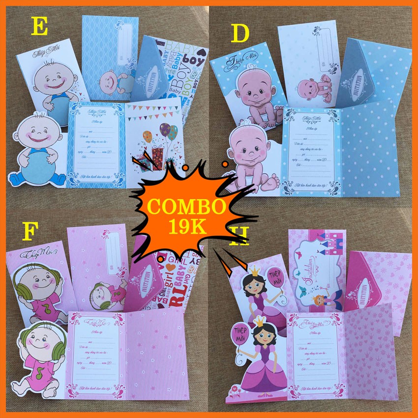 | COMBO COMBO COMBO COMBO COMBO | 10 Birthday Cards for Children - Cute ...