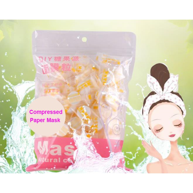 SG Stock 5 Pcs DIY Facial Paper Compressed Mask-大S推荐 | Shopee Singapore