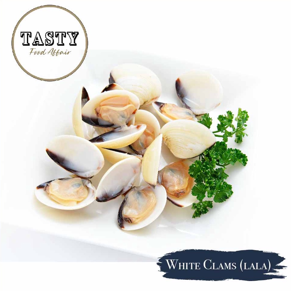 [Tasty Food Affair] White Clams (Lala) 1kg | Shopee Singapore