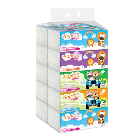 Softess Softpack Tissue 3Ply - Safari Edition / GongHeXinXi Edition 10 ...