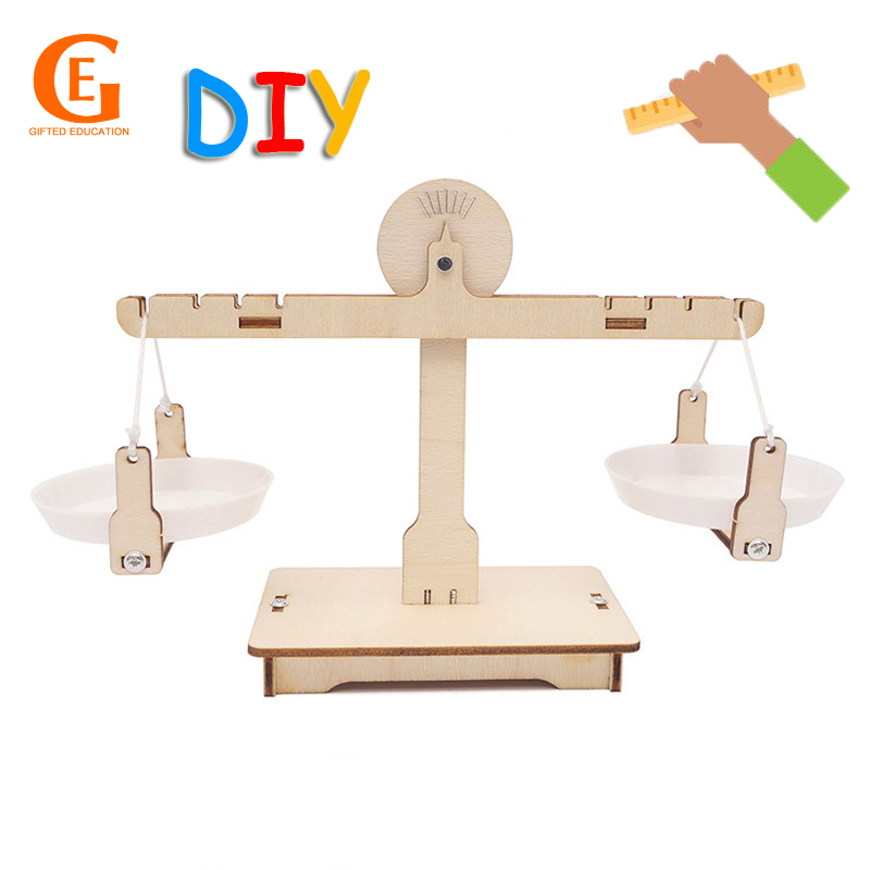 GIFTED EDUCATION DIY Wooden Balancing Scale Assembly Math Learning Game ...