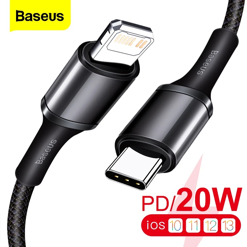 Baseus 20W PD USB Type C Cable for iP 13 mini 11 Pro Xs Max Fast ...