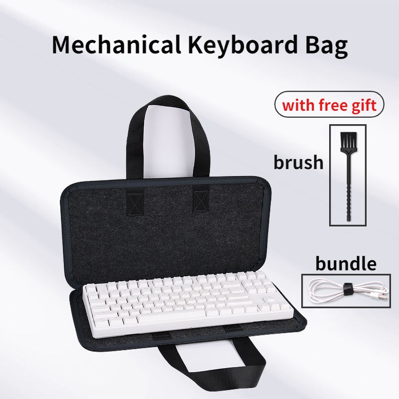 Mechanical Keyboard Bag 87/104/108 Keys Keyboard Cover Felt Bluetooth ...
