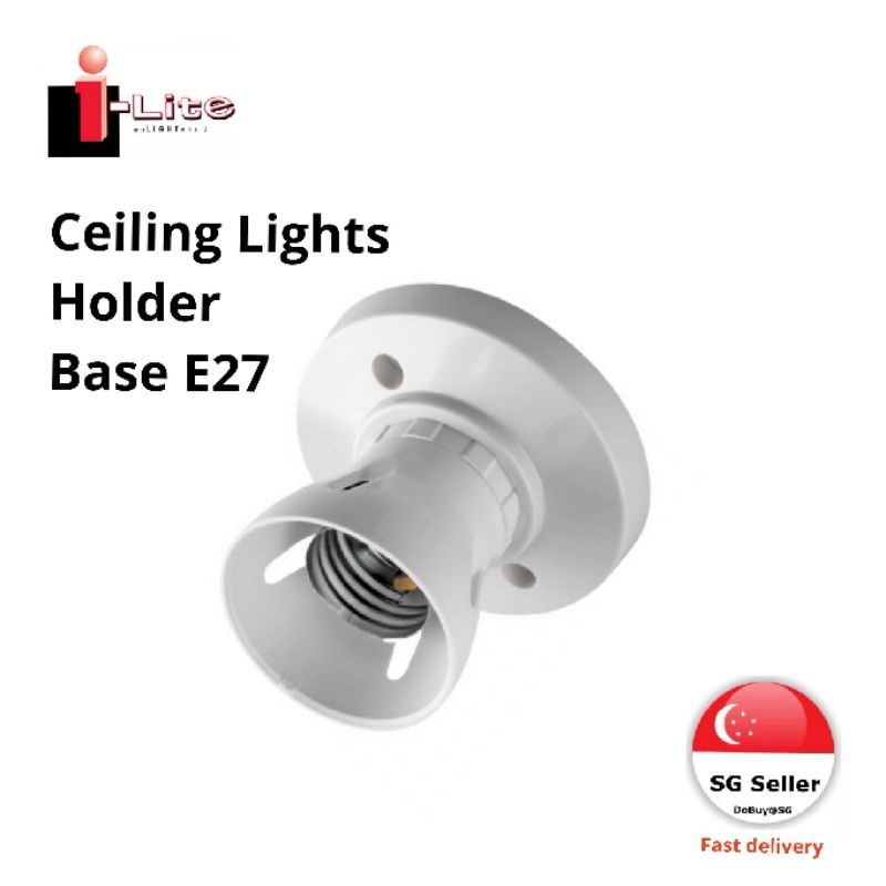 CEILING LIGHT BATTEN LAMPHOLDER SCREW TYPE E27 SIZE. | Shopee Singapore