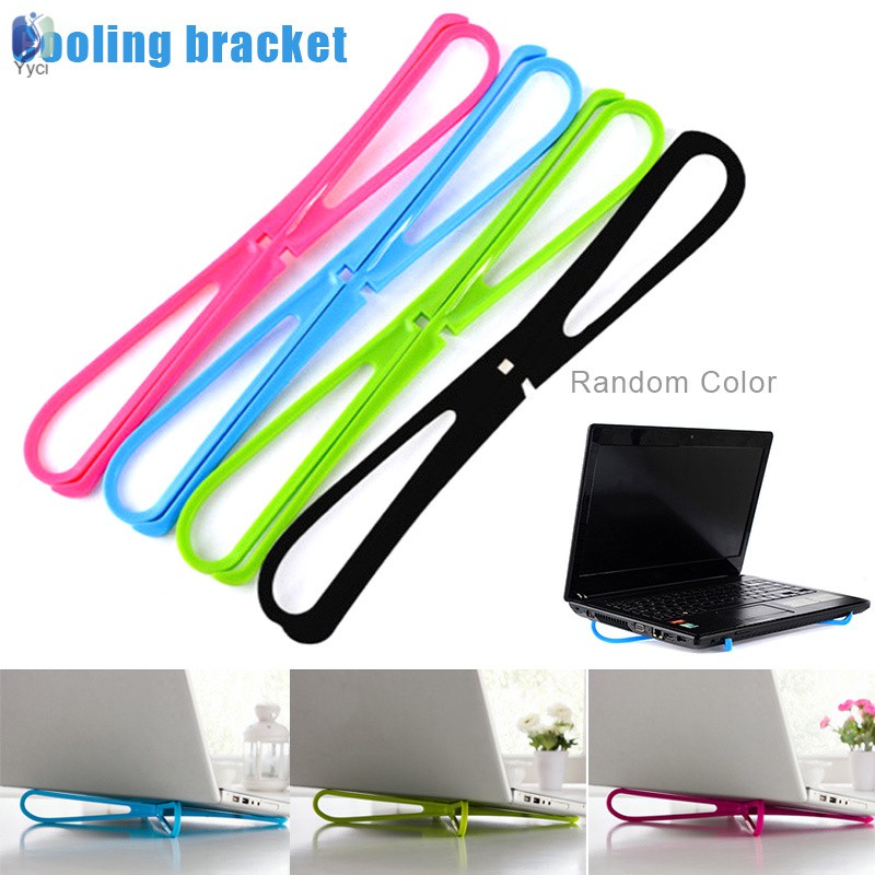 Yy Portable Laptop Cooling Bracket Notebook Adjustable Cross Cooler Pad ...