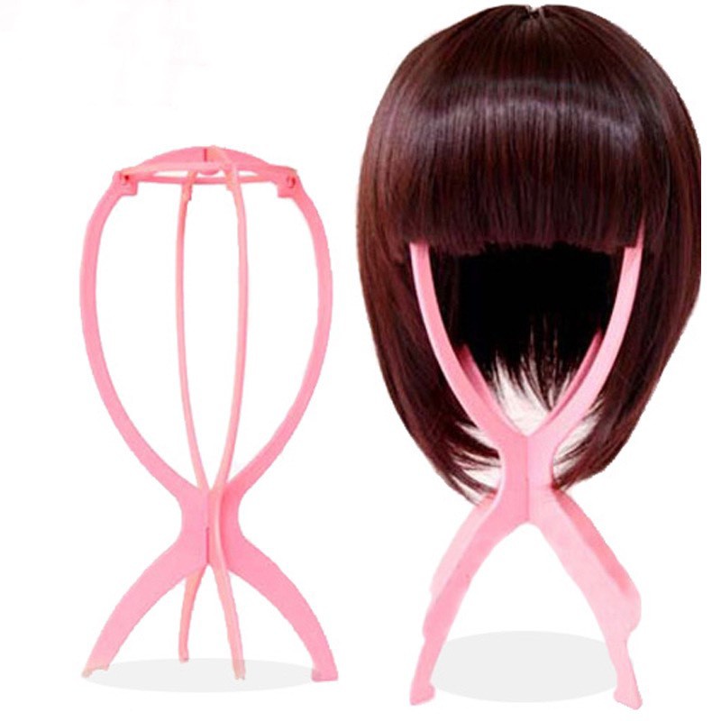 Wig Stand Hairpiece Cosplay Standard Size 3 Colours (Black White Pink ...
