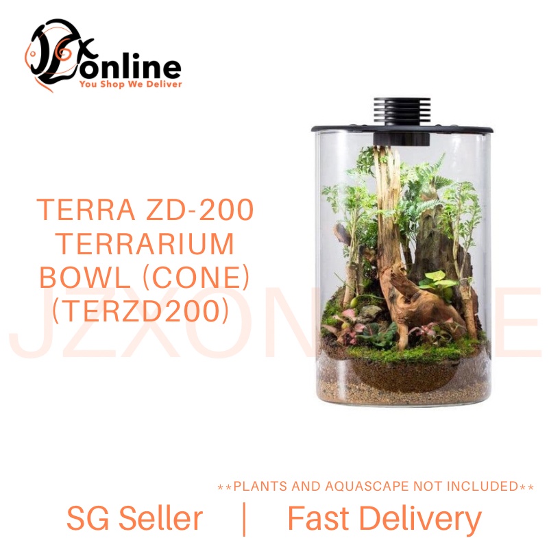 BIOLOARK TERRA ZD-200 Terrarium bowl (Cylinder) | Shopee Singapore