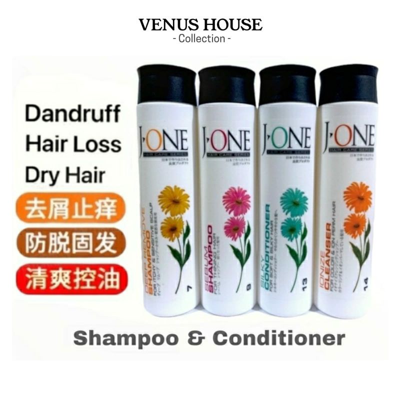 Jonestone hair shampoo conditioner 头皮屑/防脱发/洗发水300ml | Shopee Singapore