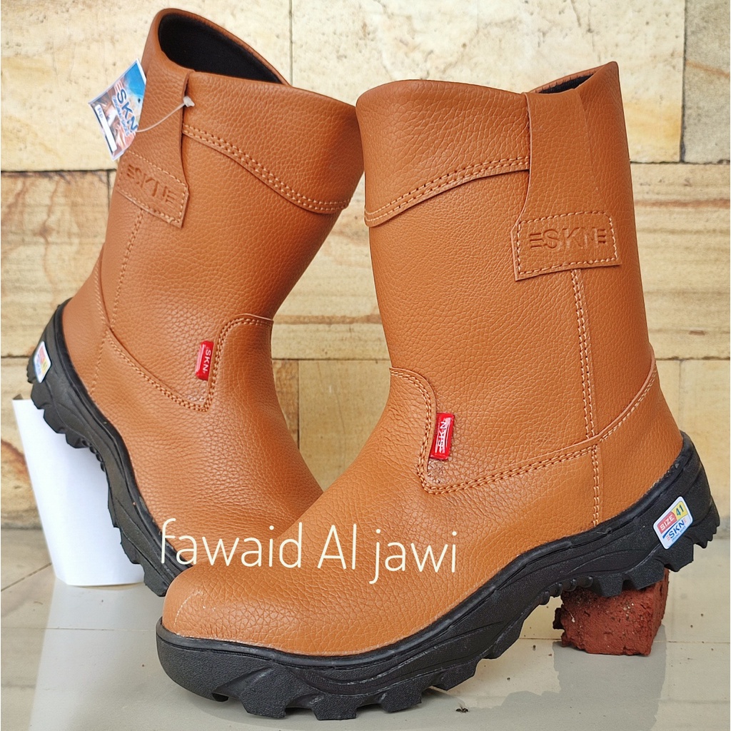 Safety Shoes Septi Boot King SKN Artificial Leather Iron Toe Work ...
