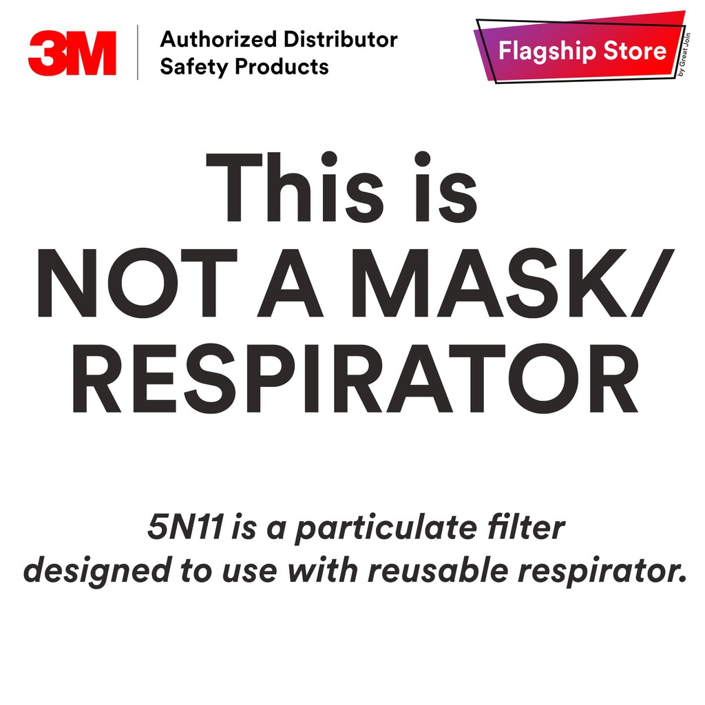 3M 5N11 N95 Particulate Filter For 3M 6200/6502QL/7502 (10 Pcs/Box ...