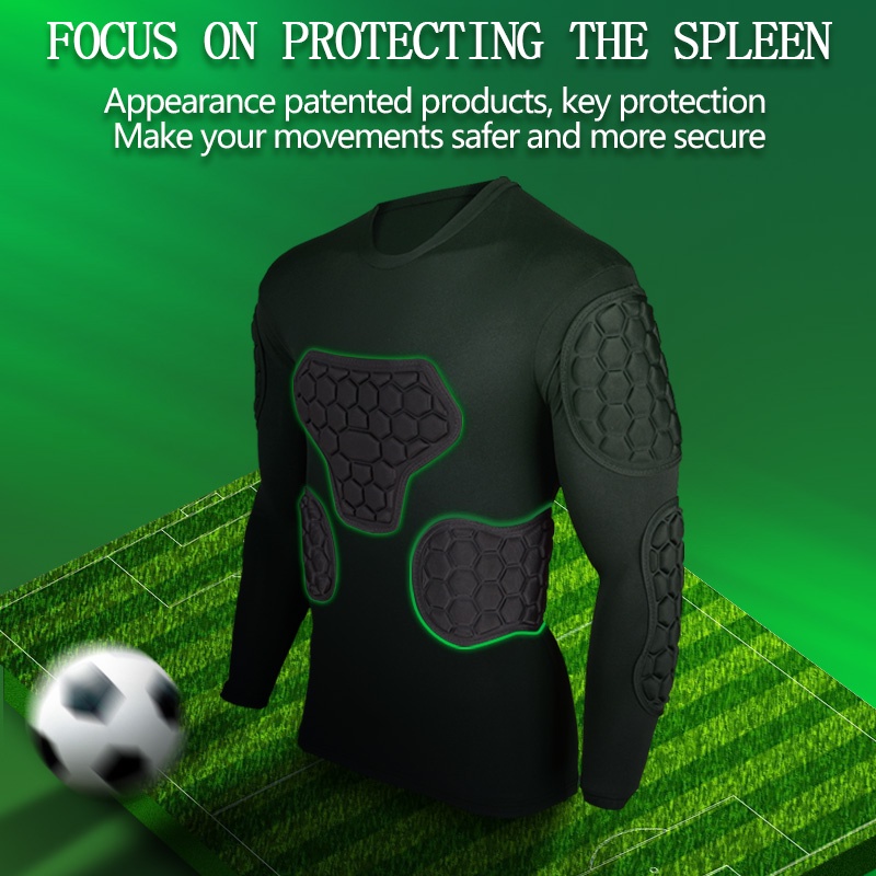 Professional Ggoalkeeper Armor Uniforms Football Goalkeeper Jerseys ...