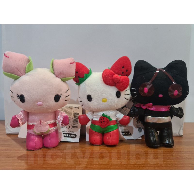 Hello Kitty x Ichigoman Honeymomo Darkgrapeman Collaboration Plush ...