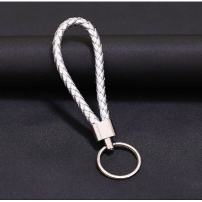 [SG READY STOCK] Braided Rope Keychain Metal Key Ring Key Holder Key ...