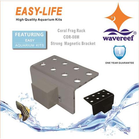 wave reef reef aquarium acrylic corner frag rack for corals frags ...